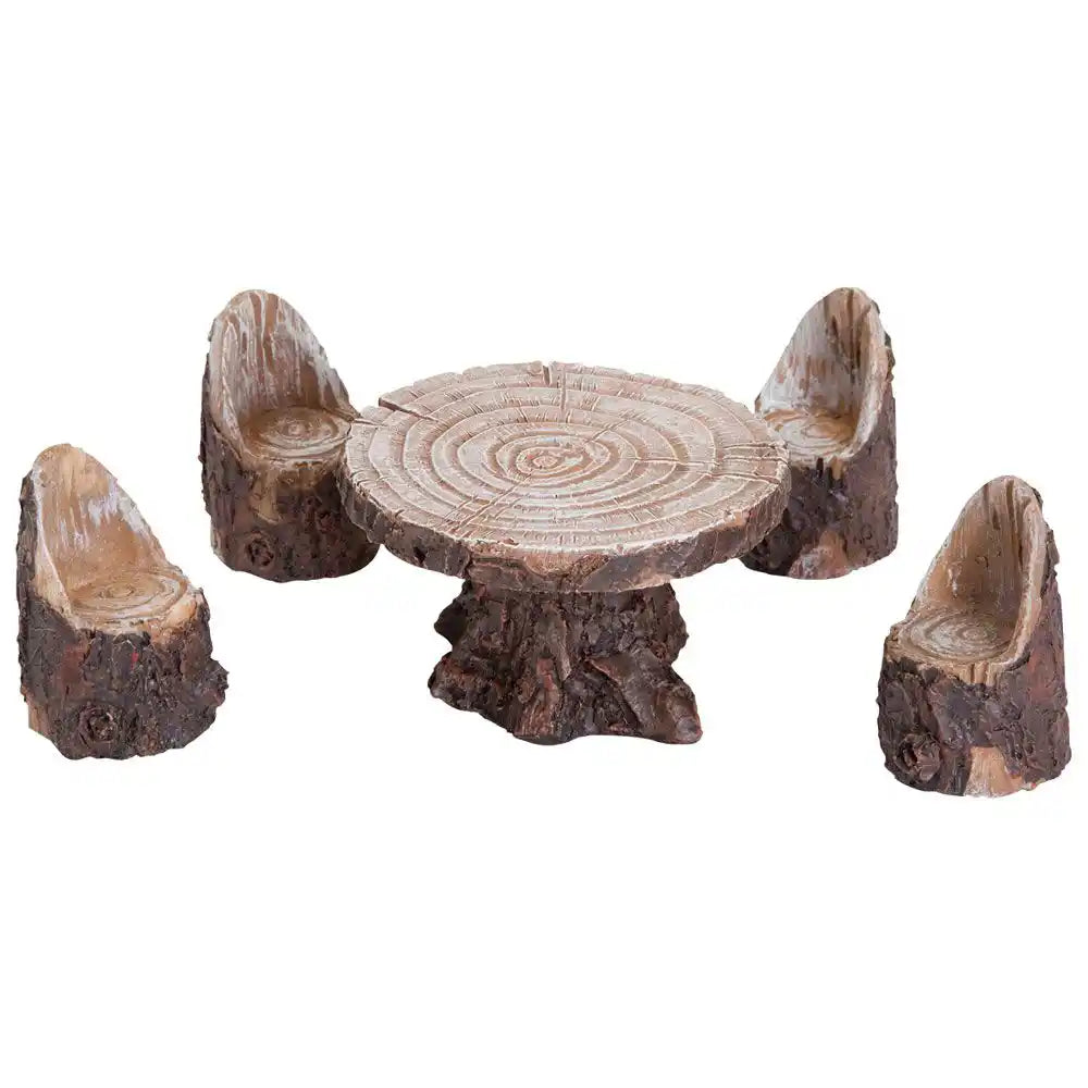 Log Table and Chairs | Bits and Pieces Canada