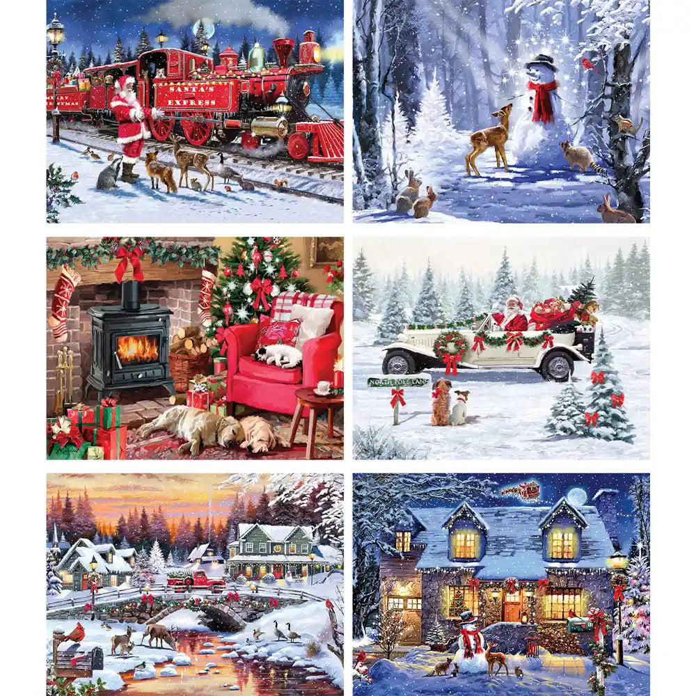 Set of 6: Macneil Studio 1000 Piece Jigsaw Puzzles at Bits and Pieces ...