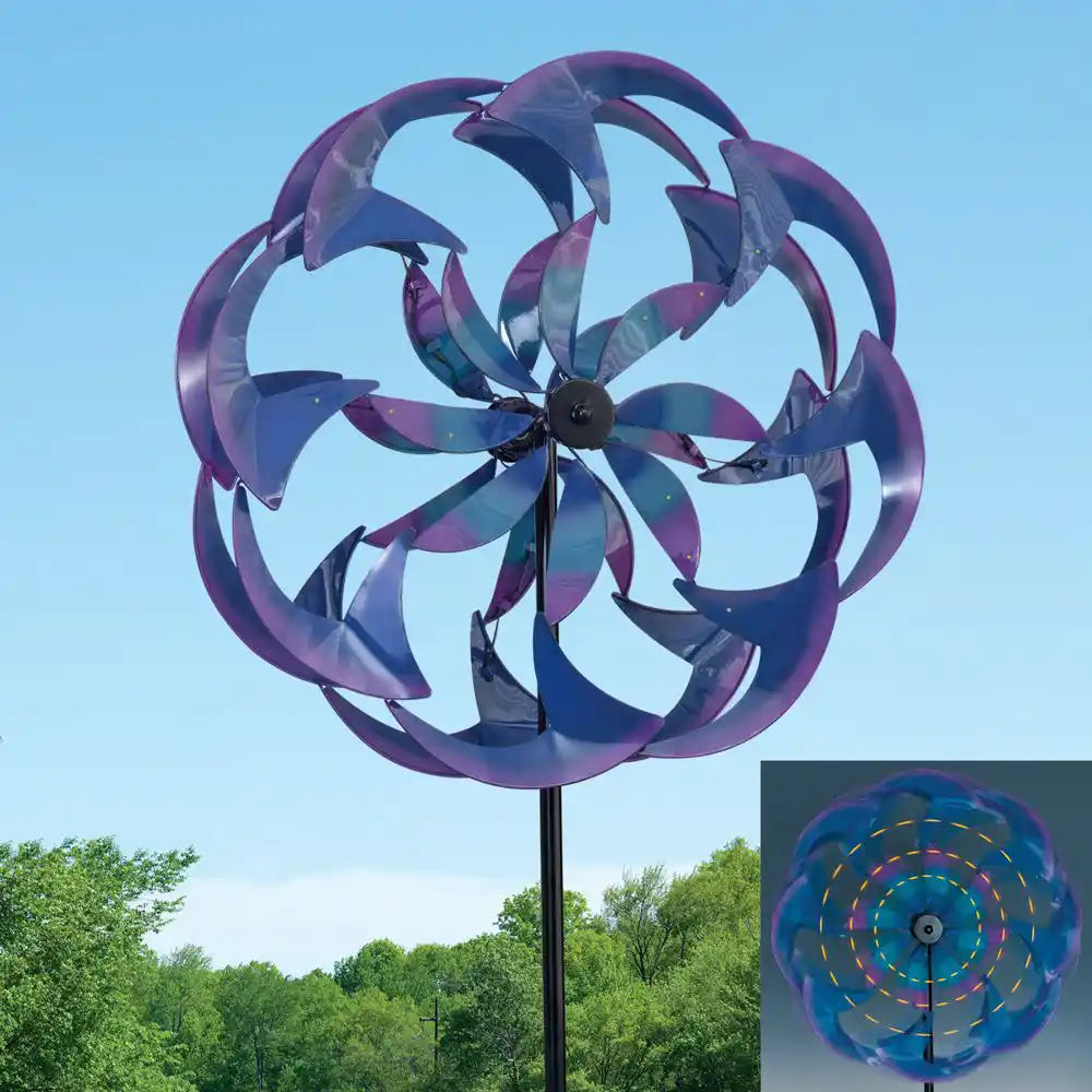 Buy Wind-Powered LED Spinner | Weather safe Garden Spinner – Bits and ...