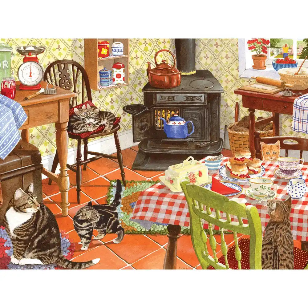 Scones For Tea 1000 Piece Jigsaw Puzzle | Bits and Pieces Canada