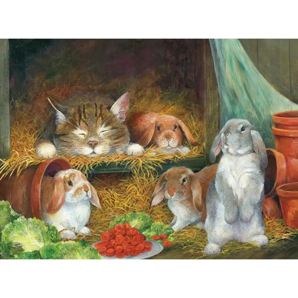 Bunnies 1000 Piece Jigsaw Puzzle | Bits and Pieces Canada