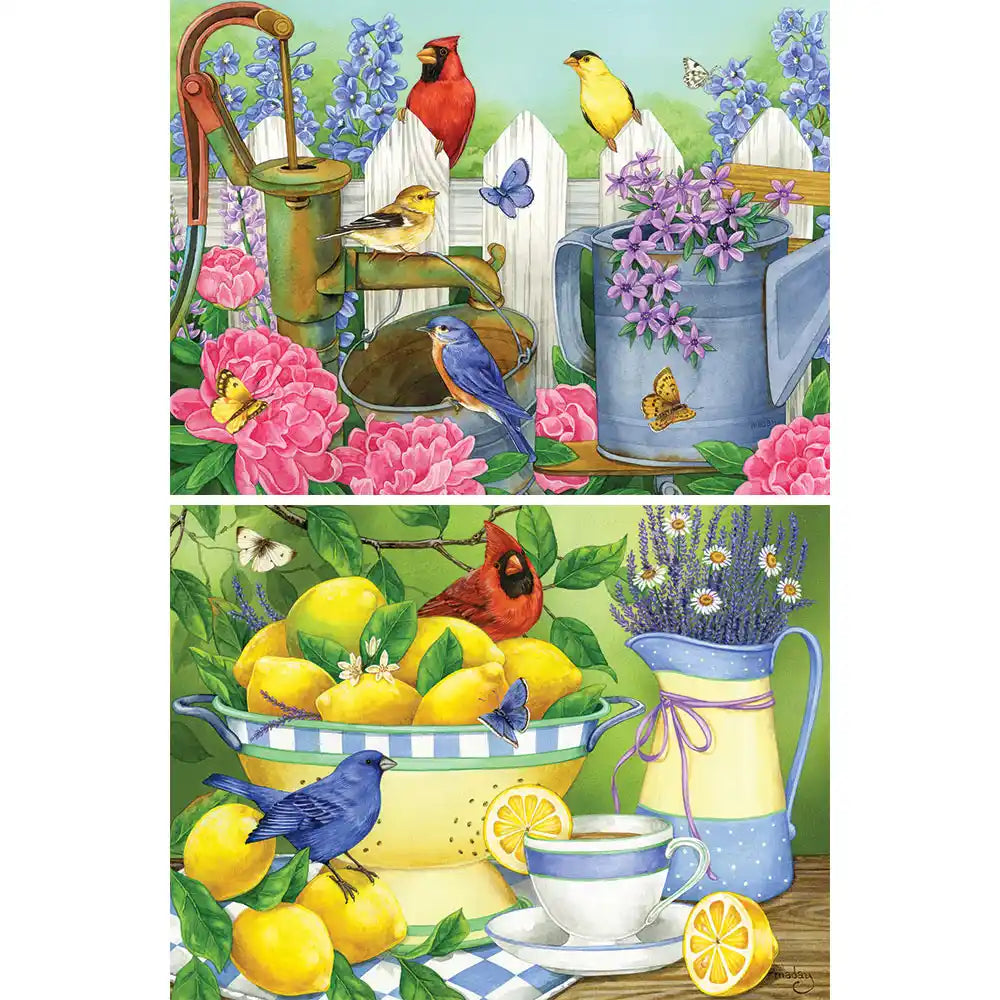 Set of 2: Pre-Boxed: Jane Maday 300 Large Piece Jigsaw Puzzles | Bits ...