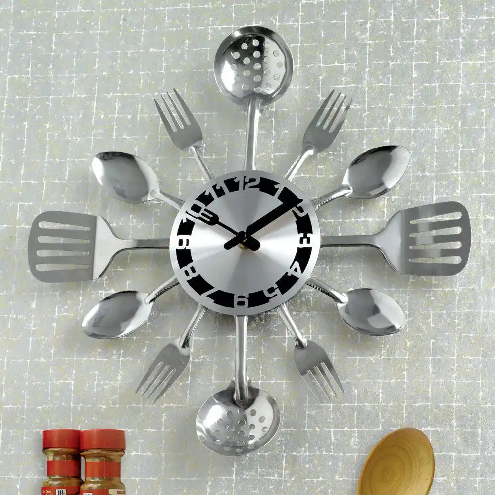 Kitchen Utensil Clock | Bits and Pieces – Bits and Pieces Canada